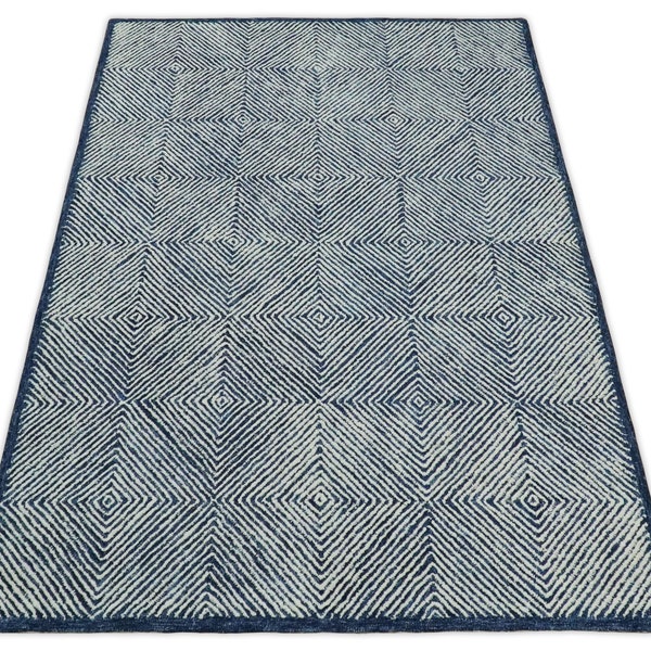 Geometric Rug - Etsy