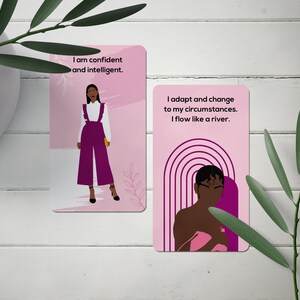 21 Affirmation Cards for Women of Color, Digital Download, Mindfulness ...