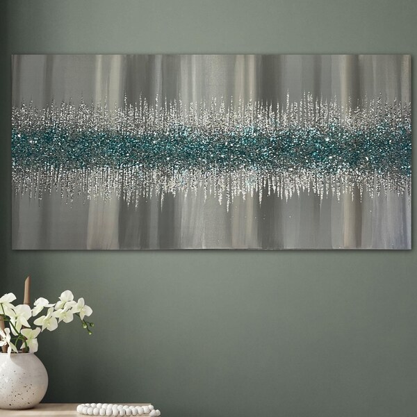 Turquoise Gray Decor - Etsy