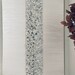 Bright Silver & White Glitter and Glass Painting, Glitter Painting ...