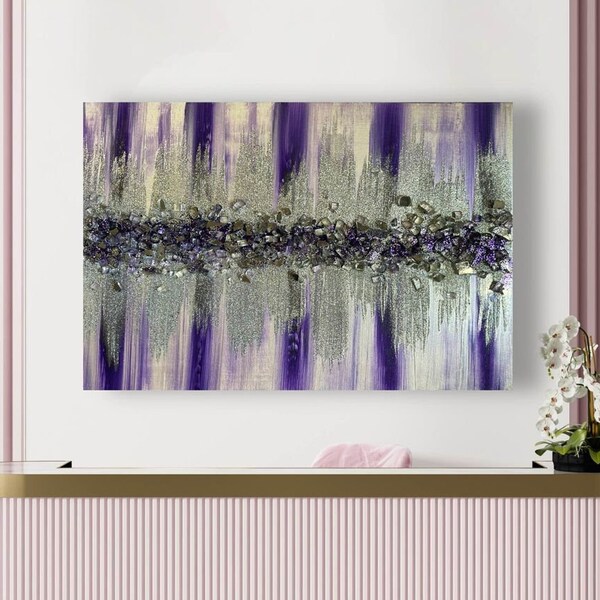 Purple Wall Art - Etsy