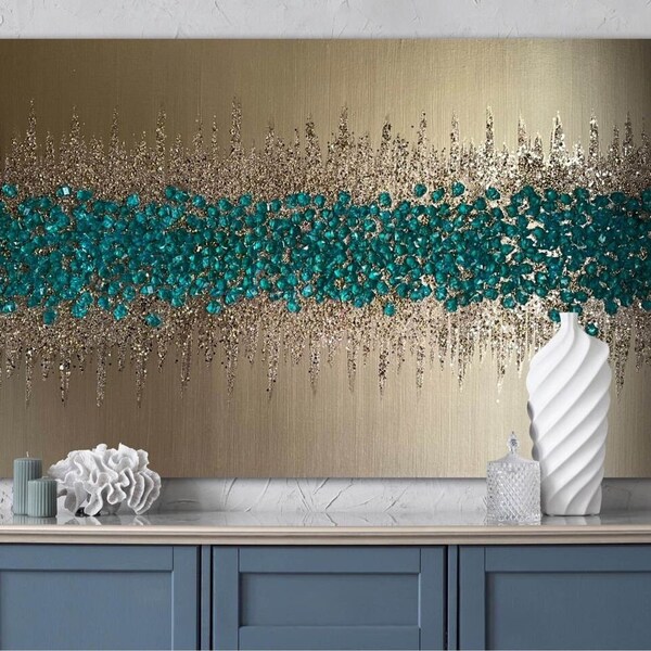 Turquoise Wall Art - Etsy