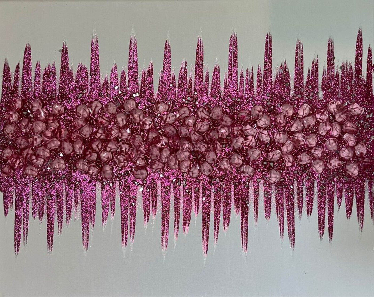 PRETTY IN PINK Pretty Pink Glam, Glass Painting, Gem Art, Acrylic ...