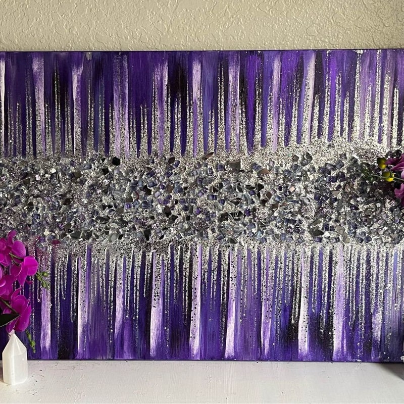 Deep Purple Glass - Etsy