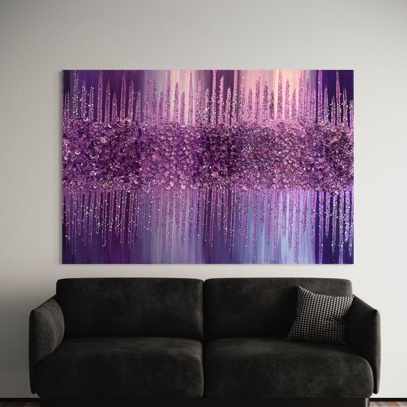 Purple Wall Decor - Etsy