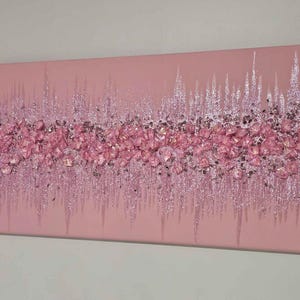 Pink Glitter Glass Painting, Pink Glass Painting, Pink Glass Art, Pink ...