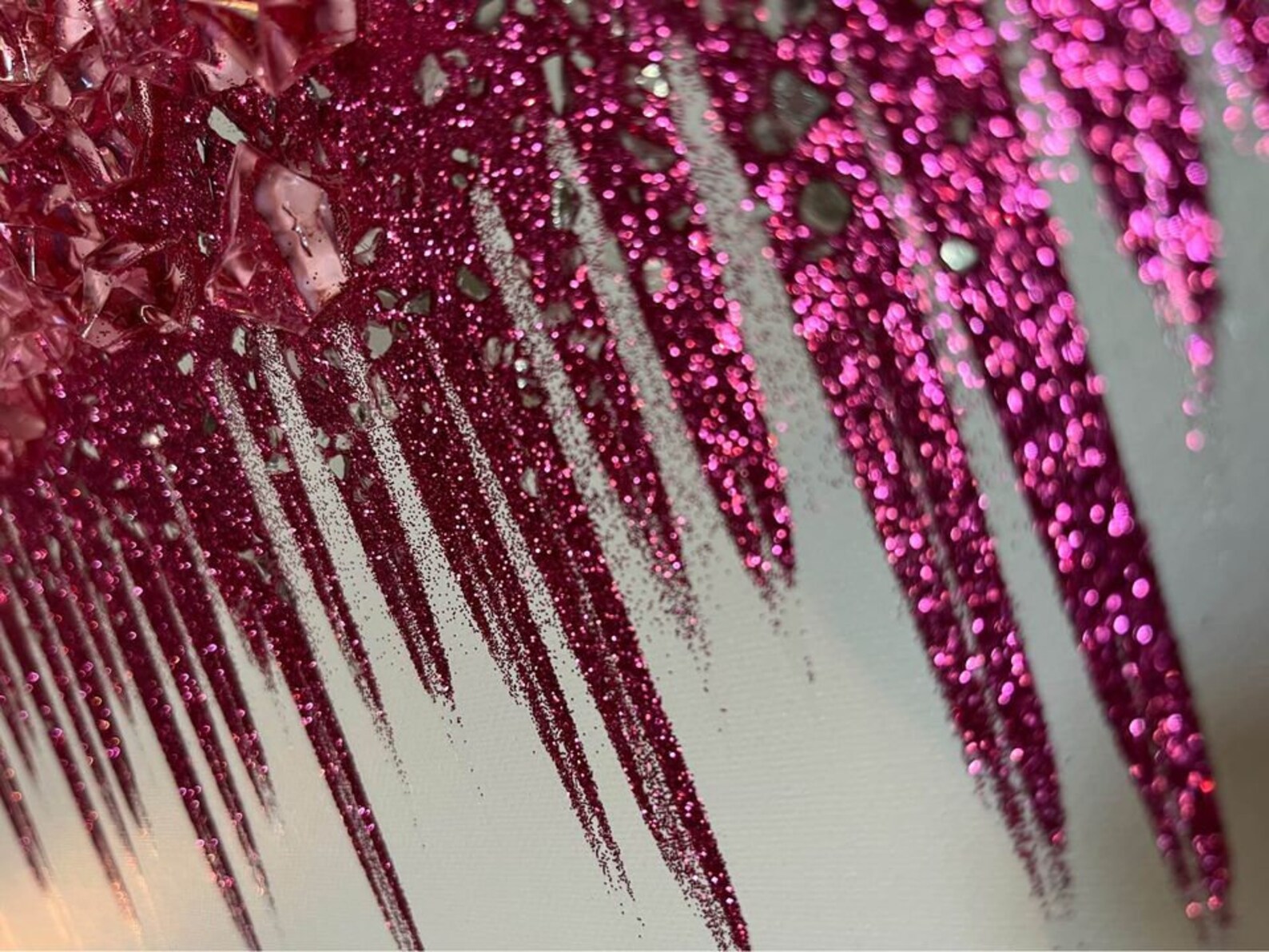 PRETTY IN PINK Pretty Pink Glam, Glass Painting, Gem Art, Acrylic ...