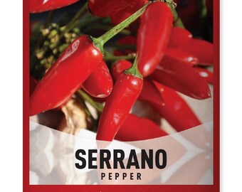 Serrano Pepper Seeds - Etsy