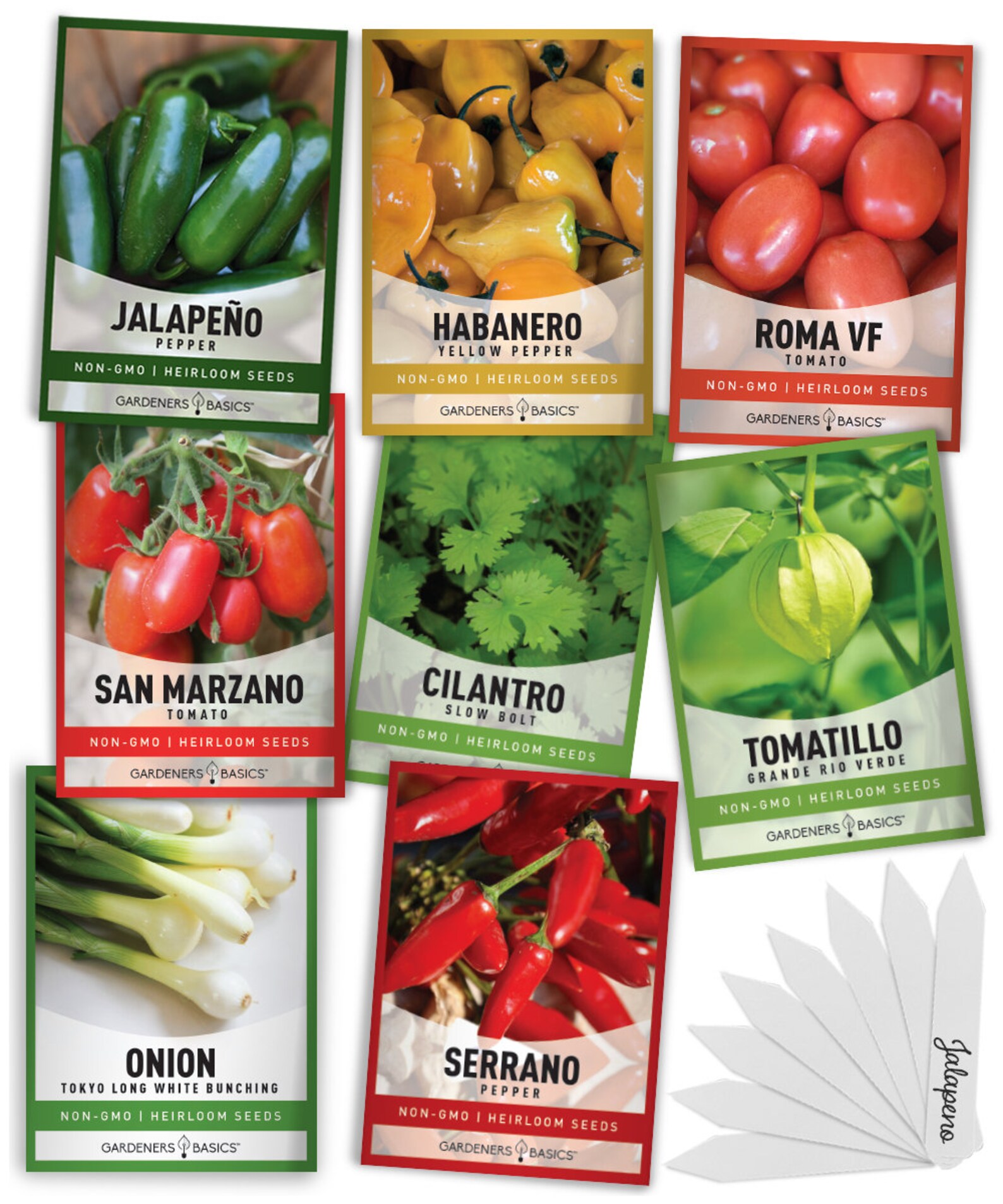 Hot Salsa Growing Seeds for Planting 8 Variety Pack - Habanero ...