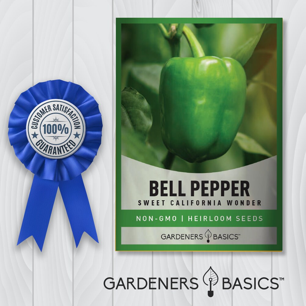 California Wonder Bell Pepper Seeds for Planting - Heirloom, Non-gmo ...