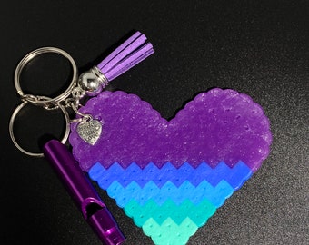 United States Purple Heart Keychain - Etsy