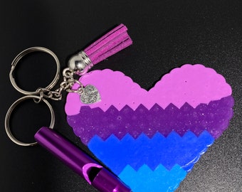 United States Purple Heart Keychain - Etsy