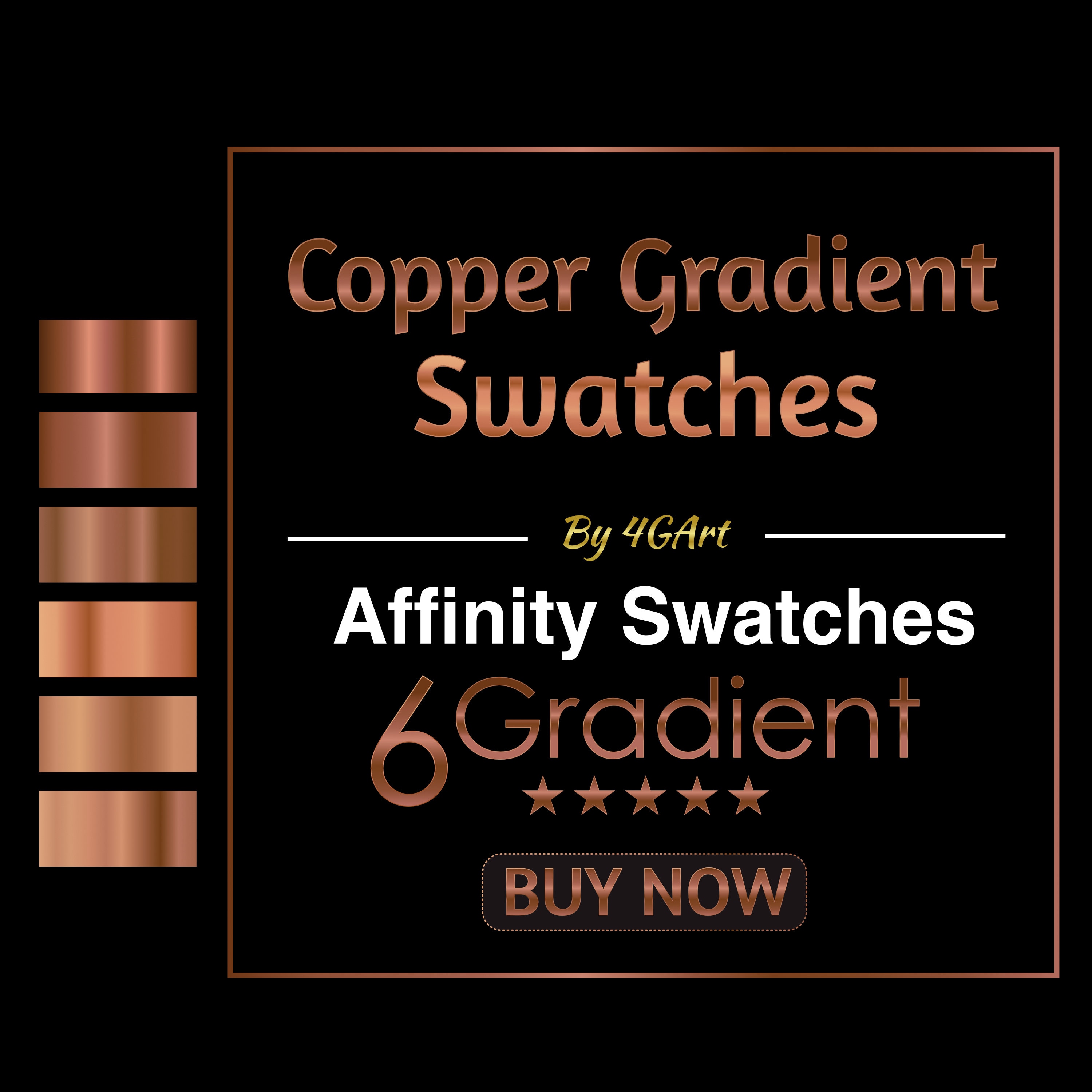Affinity Gradient Swatches Collection Bundle 3 for Affinity Designer, Affinity Photo and ...