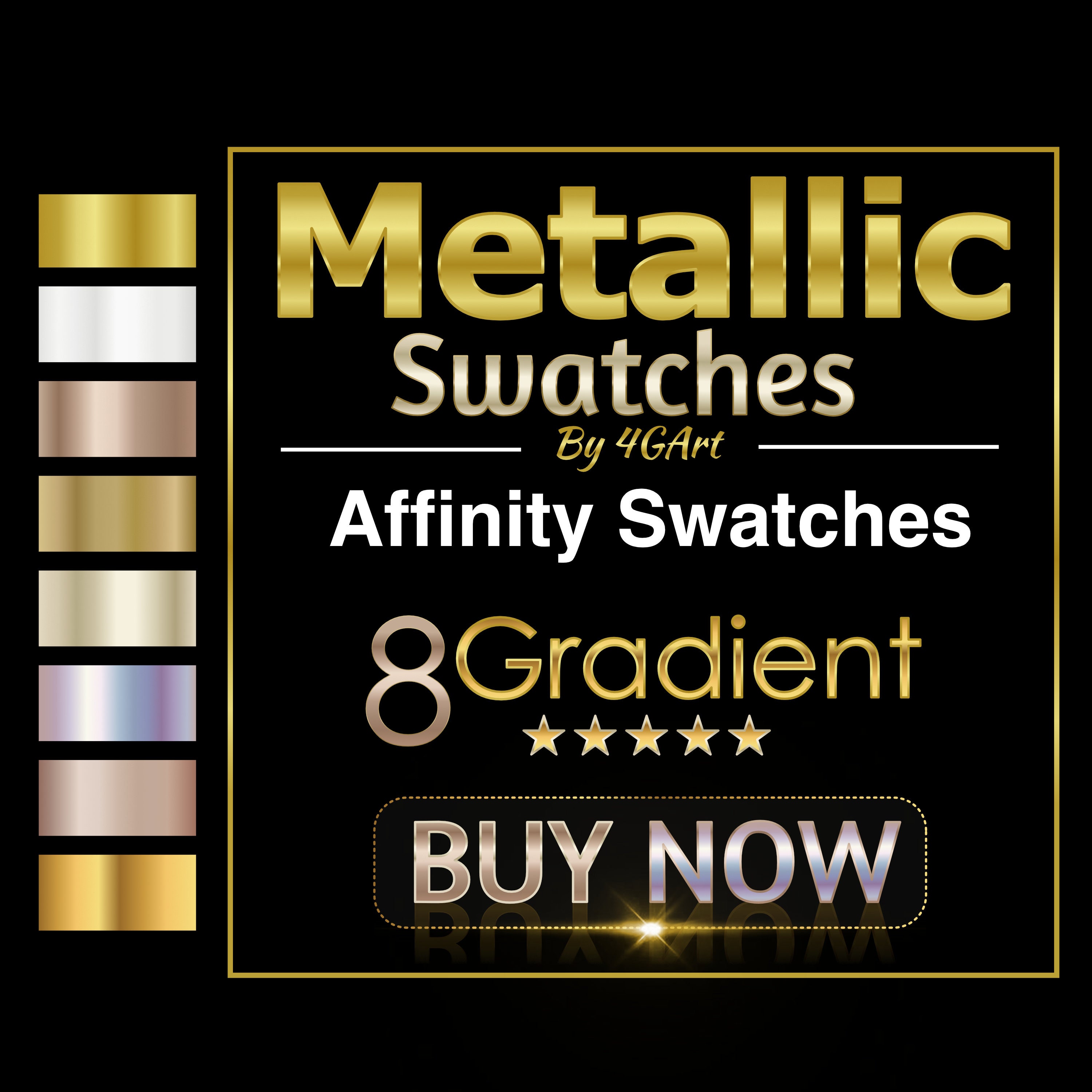 Affinity Gradient Swatches Collection Bundle for Affinity Designer ...