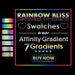 7 Rainbow Gradient for Affinity Designer and Affinity Photo - Etsy UK