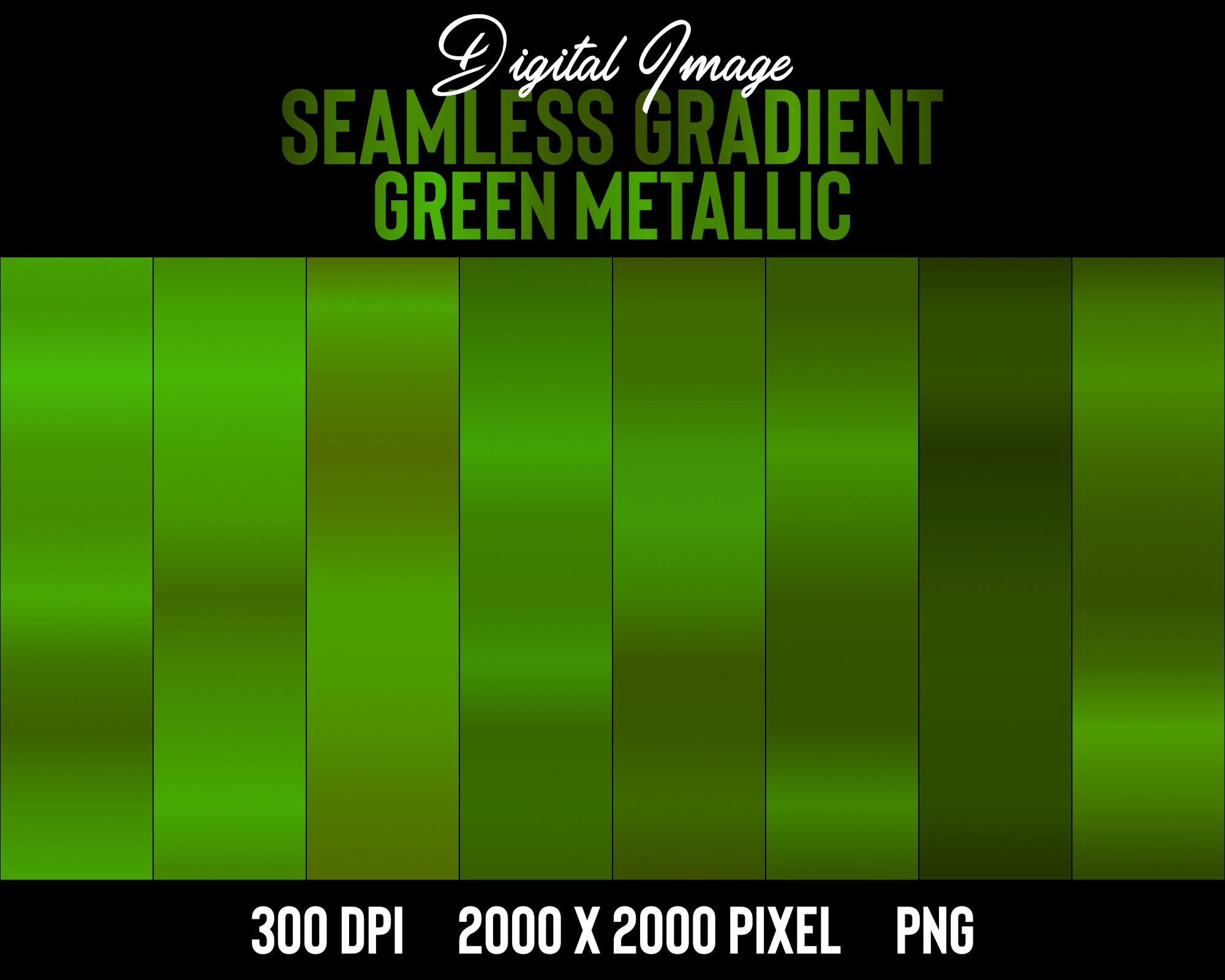Seamless Green Color Gradient Digital Image | Gradient Background ...