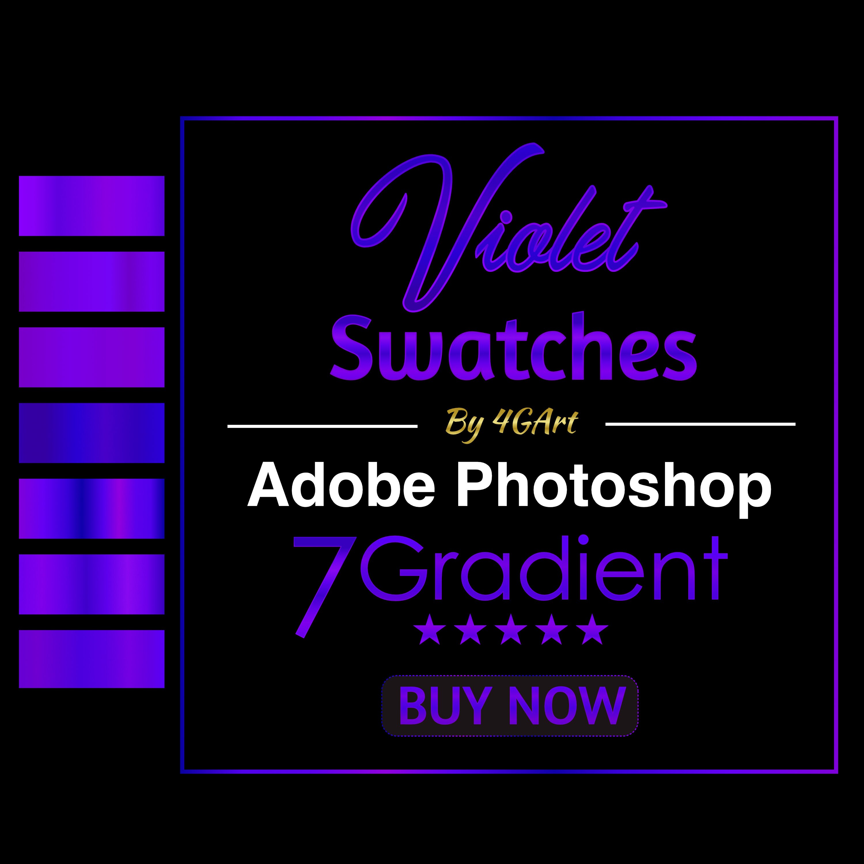 7 Violet Color Gradient for Adobe Photoshop and Photopea.com ...