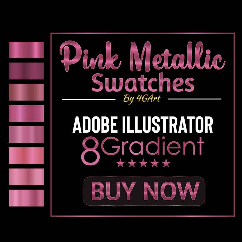 Illustrator Gradient Swatches Collection Bundle for Adobe Illustrator ...