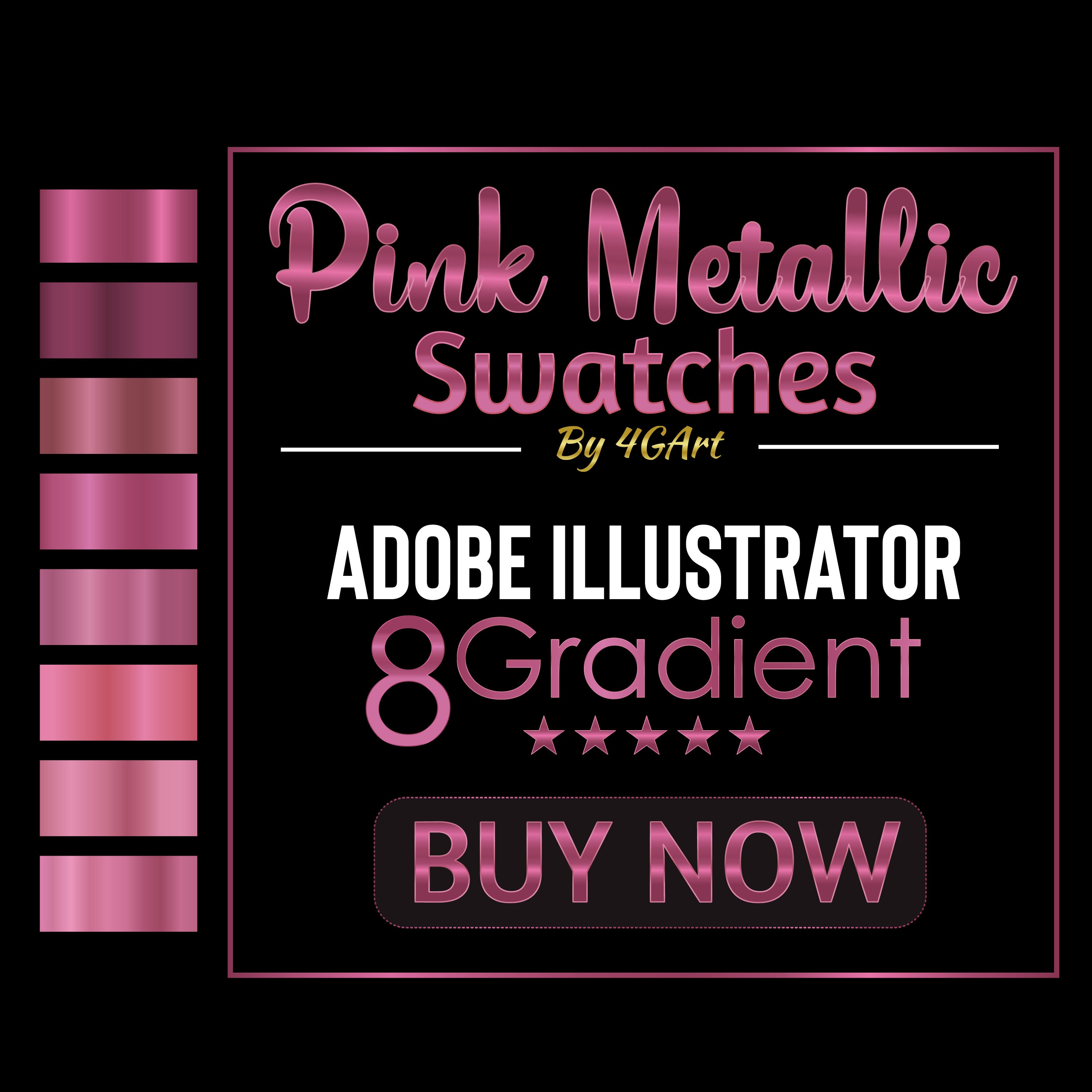Illustrator Gradient Swatches Collection Bundle for Adobe Illustrator ...