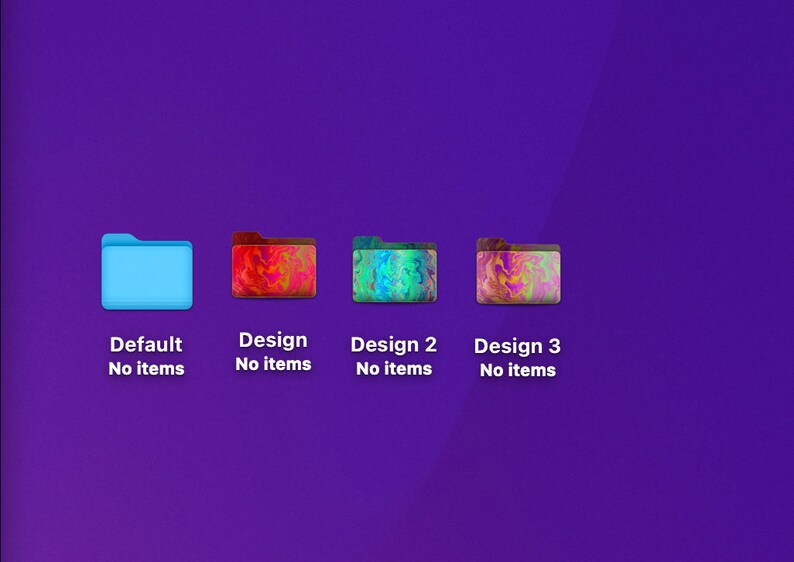 Beautiful Liquid Effects Desktop Folder Icon for MAC and WINDOWS - Etsy ...
