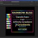 7 Rainbow Gradient for Affinity Designer and Affinity Photo - Etsy UK