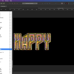 Text Effects for Affinity Designer | Chrome Vibrant Pink and Gold ...