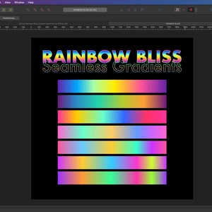 7 Rainbow Gradient for Affinity Designer and Affinity Photo - Etsy