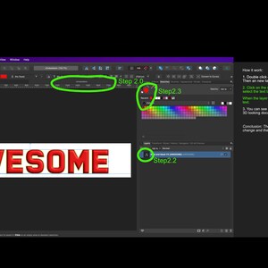 Affinity 3D Text Effects Template for Affinity Designer and Affinity ...