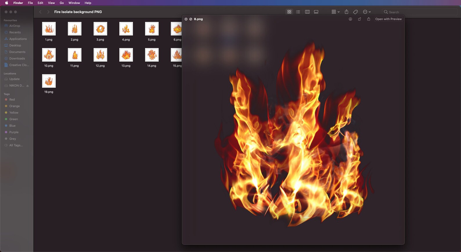 Fire Overlays | Fire PNG | Photoshop Fire Overlay | Fire Isolate ...
