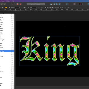 Text Effects for Affinity Designer | Chrome Vibrant Green and ...