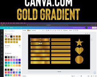 Canva Rose Gold Seamless Gradient | Canva.com Rose Gold Gradient ...