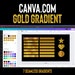 Canva Gold Metallic Gradient | Canva.com Gold Gradient Swatches | Gold ...