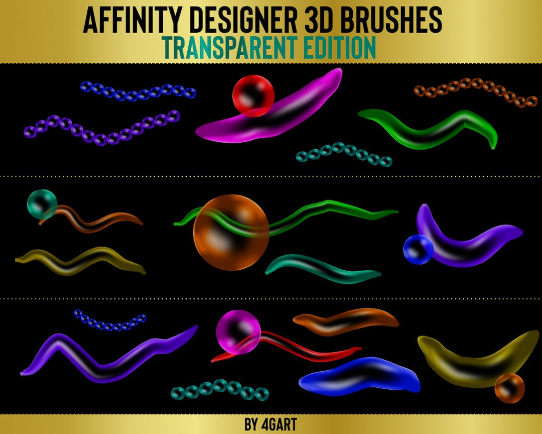 Affinity 3D Transparent Brushes for Affinity Designer | Affinity ...
