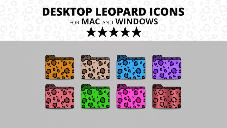 Leopard Desktop Folder Icon for MAC and WINDOWS | Folder Icon | Leopard ...