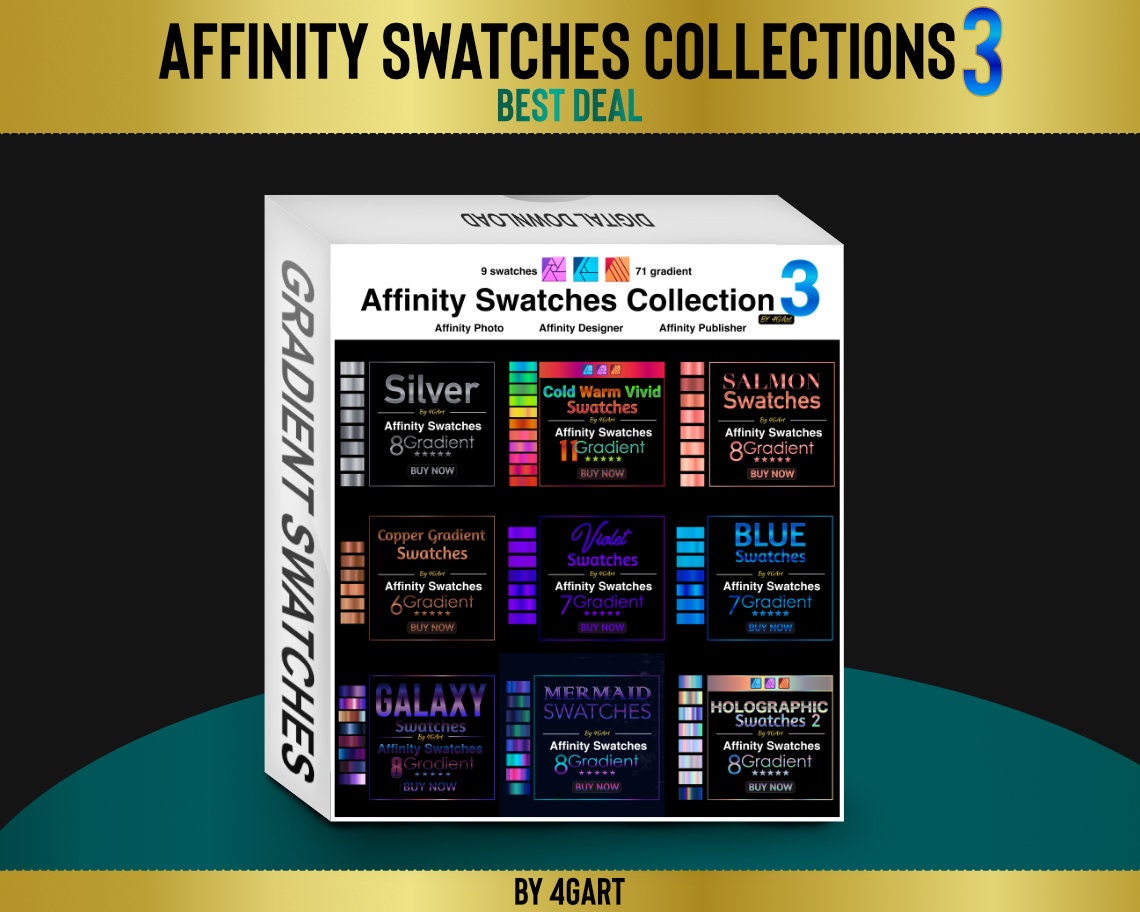 Affinity Gradient Swatches Collection Bundle 3 for Affinity - Etsy