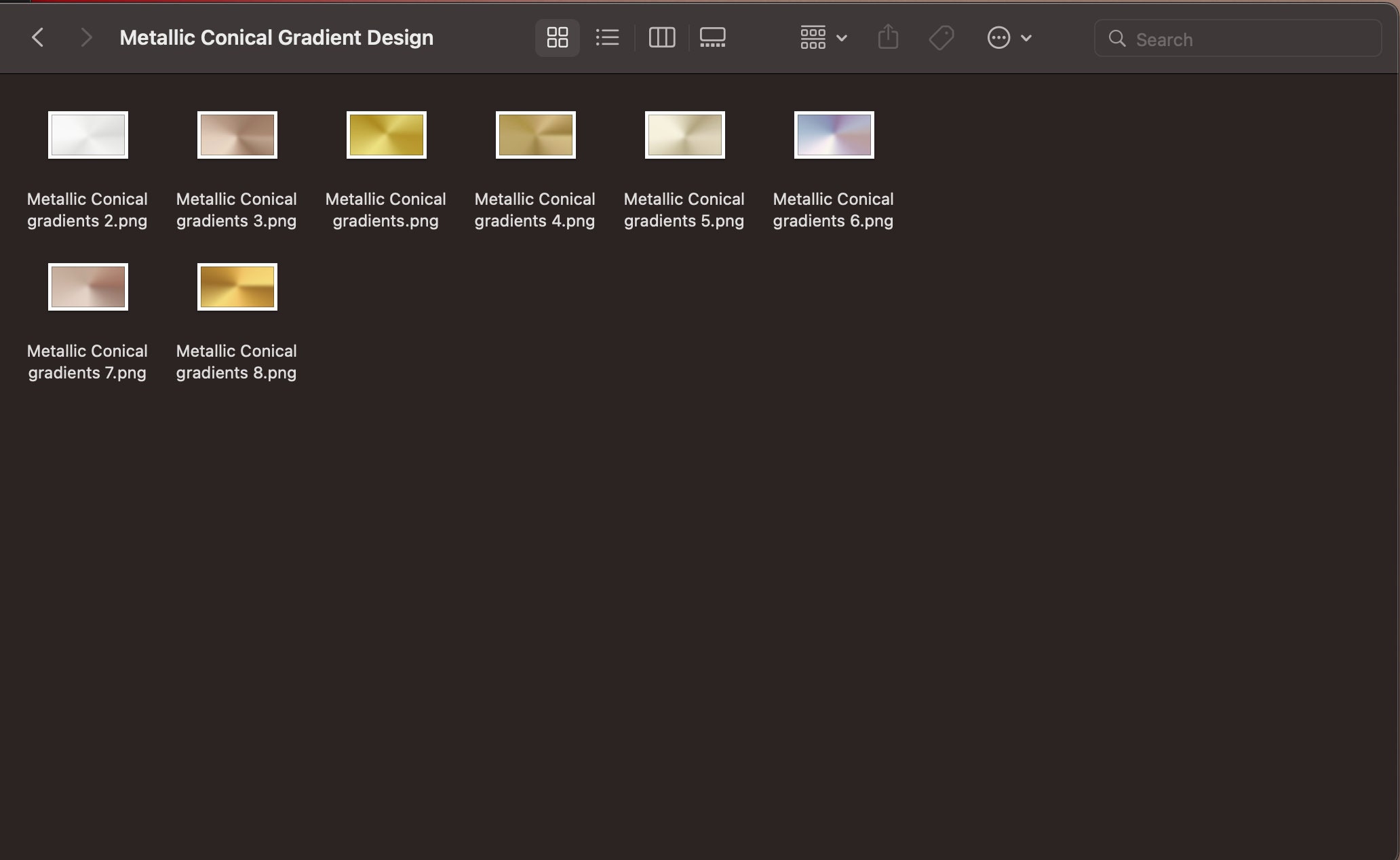 Metallic Gradient Digital Paper | Conical Gradient | Gradient ...