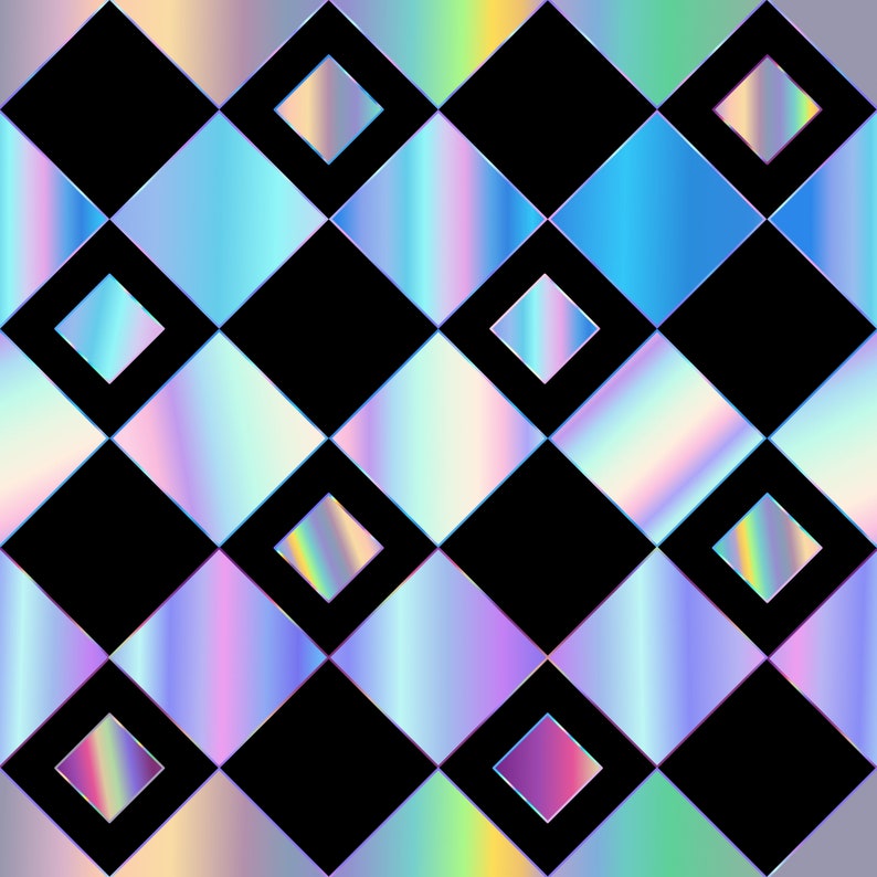 7 Holographic Color Gradient for Illustrator - Etsy