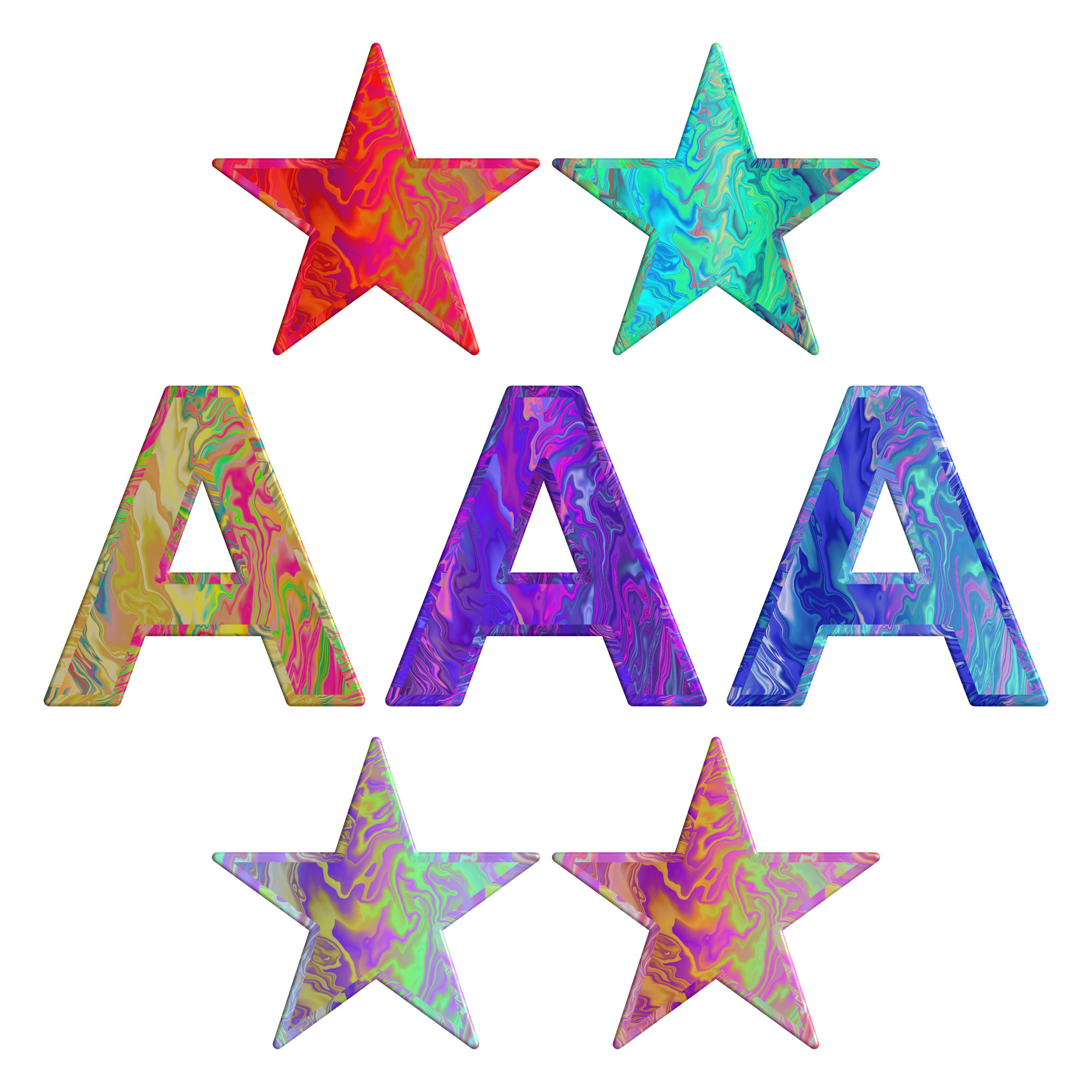 Affinity Liquid Iridescent Styles | Affinity Designer | Affinity Photo - Etsy