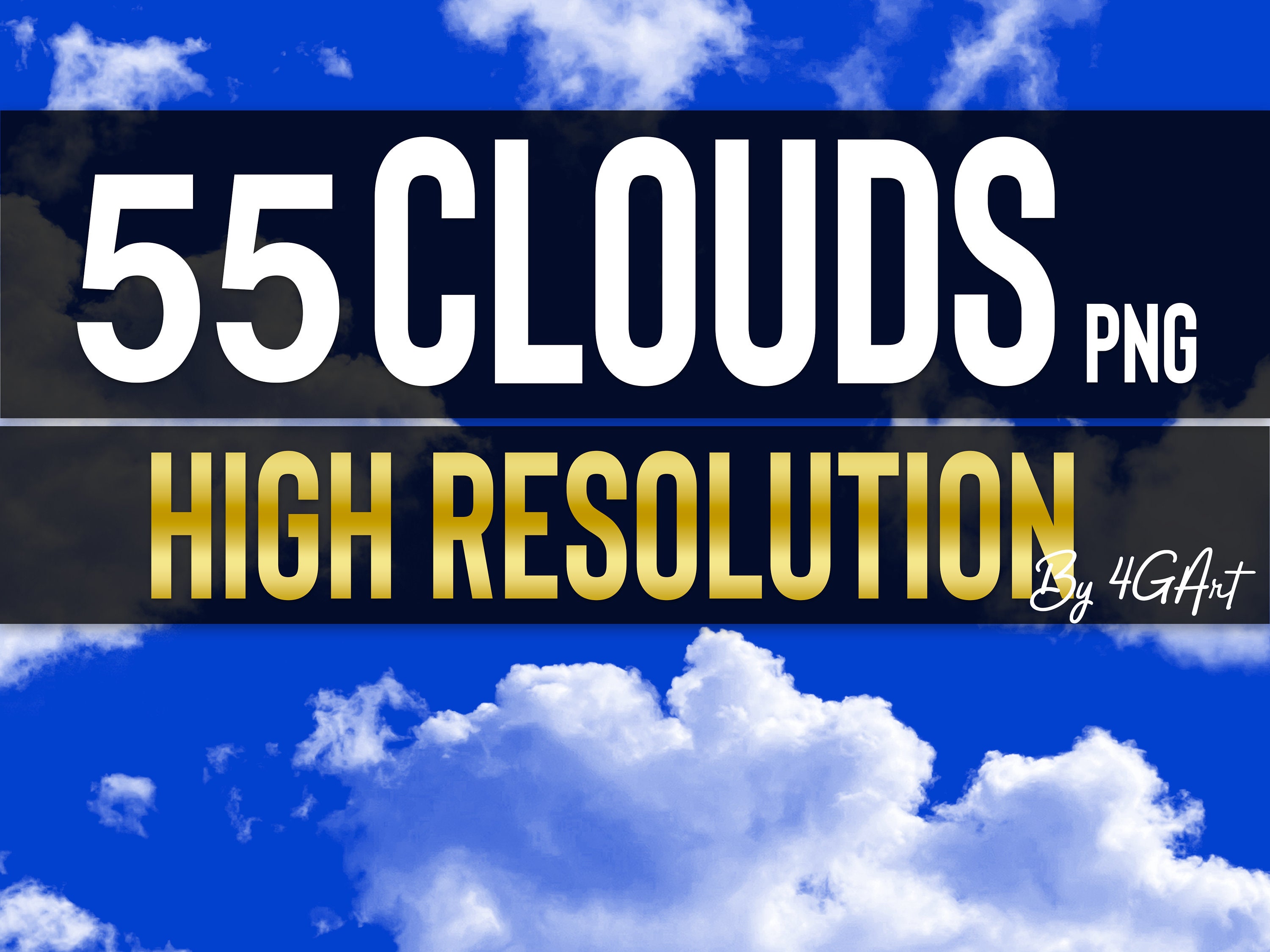 55 Real Cloud Overlays - Transparent PNG, Overlays, Easy to Use ...