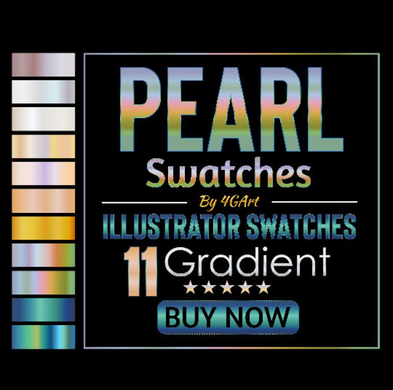 Illustrator Gradient Swatches Collection 2 Bundle for Adobe Illustrator ...