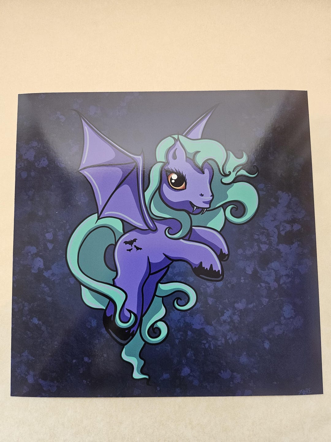 Square Art Print - MLP My Little Pony, Goth, Vampire, Emo - Etsy