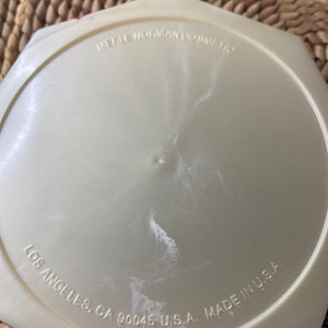 Vintage Octagonal Merle Norman Celluloid Powder Container-floral and ...