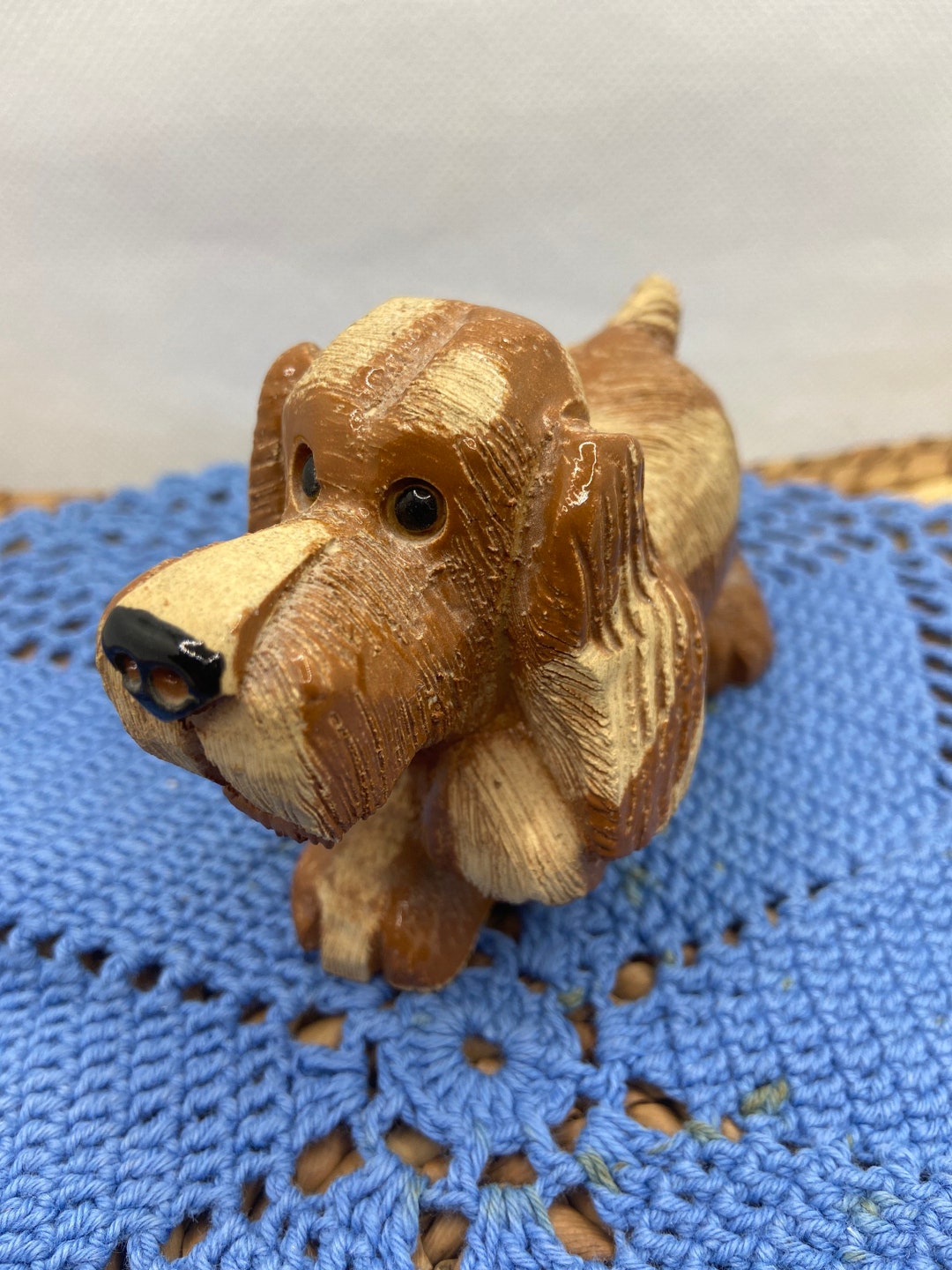 Artesania Rinconada Retired Hound Dog Figurine 119- 1995-uruguay - Etsy