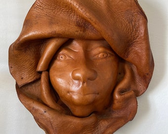 Leather Mask Sculpted - Etsy