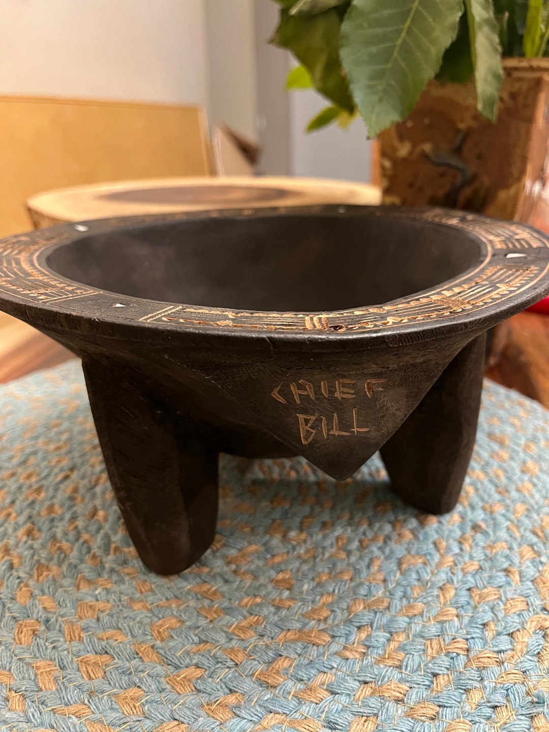 Unique Vintage Samoa Kava Bowl Hand Carved-8 Footed-polynesia - Etsy