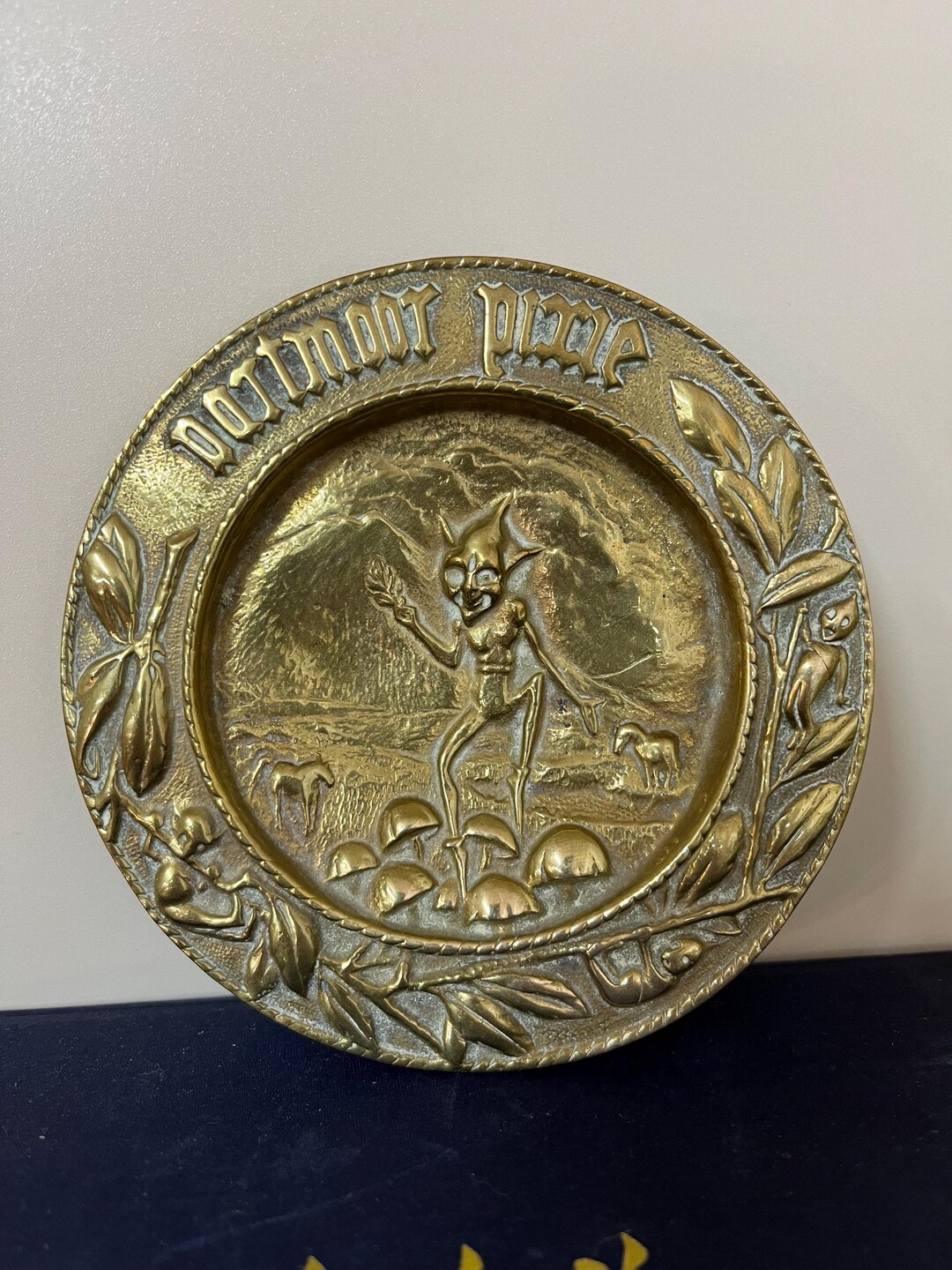Vintage Heavy Brass Dartmoor Pixie Dish - Etsy