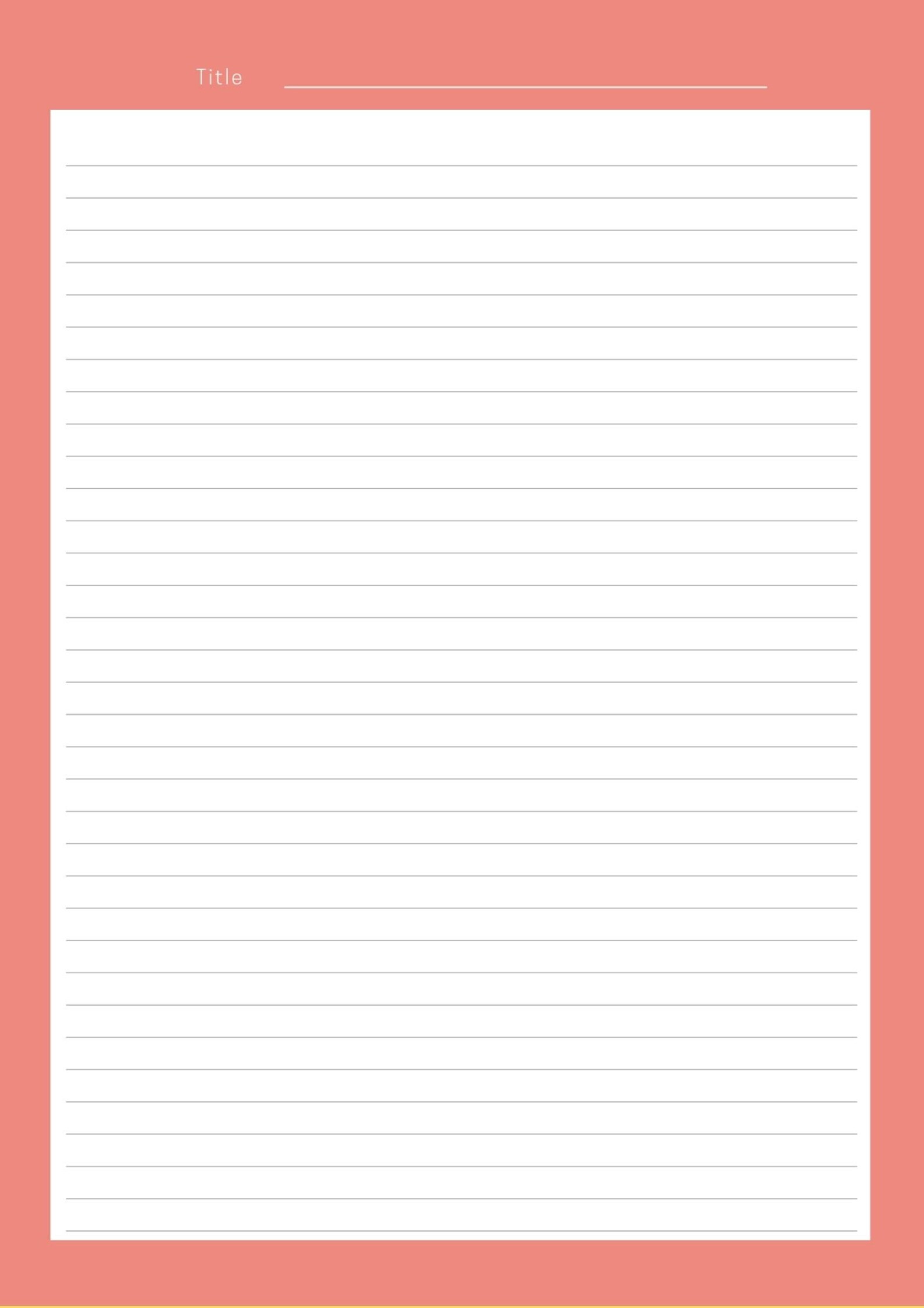 Printable Note Pages Printable Word Searches