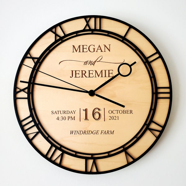 Personalized Clock - Etsy