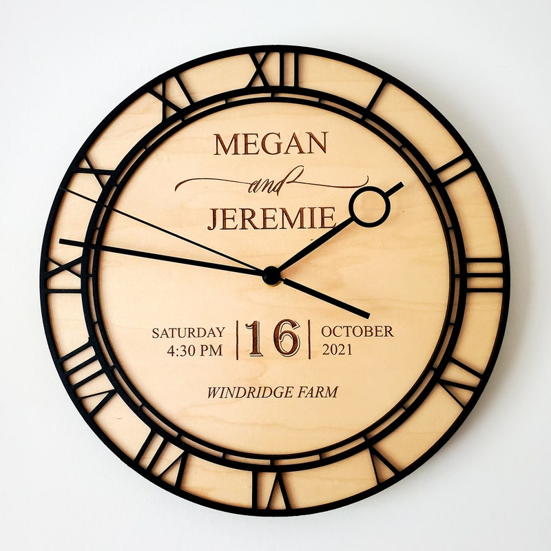 Personalized Clock - Etsy
