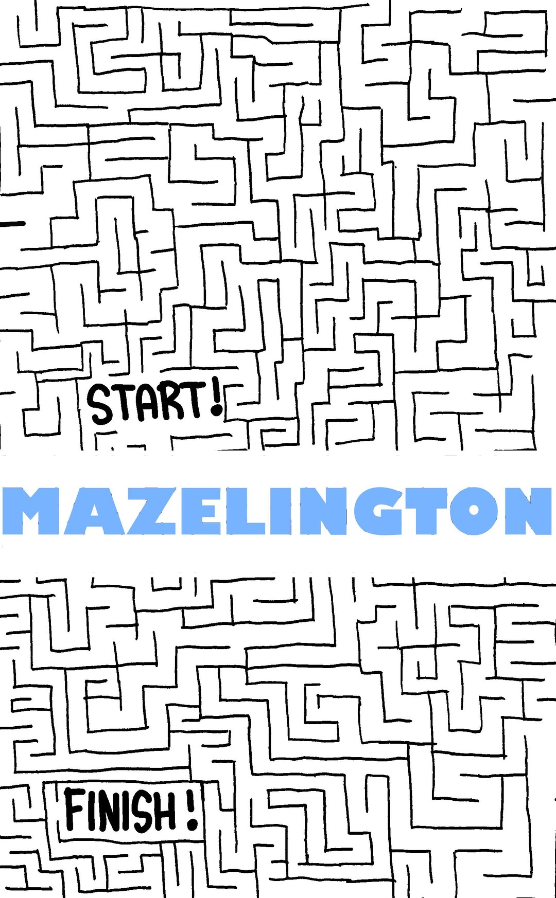 Easy Hand-drawn Maze - Etsy